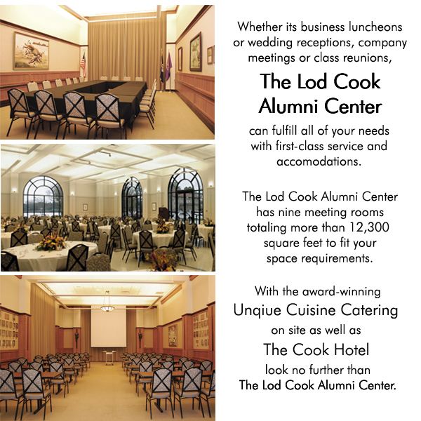 Locations Hub - Lod Cook Hotel Alumni Center